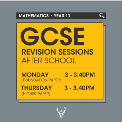 Haydon School - GCSE Revision Sessions - Y11