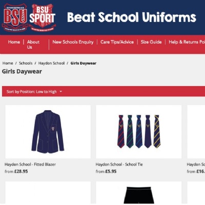 Haydon School - New Haydon Uniform Supplier